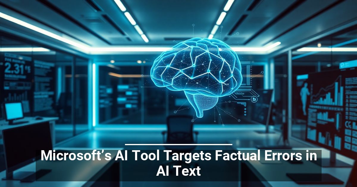 Microsoft’s AI Tool Targets Factual Errors in AI Text | Digital ...